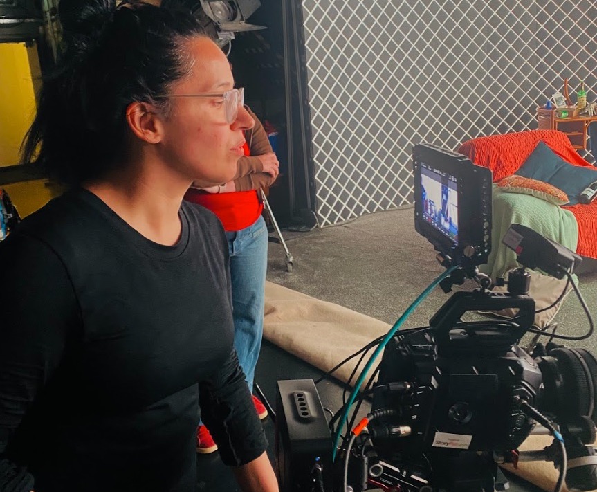 Maria-shooting-in-the-NFTS-volume - British Cinematographer