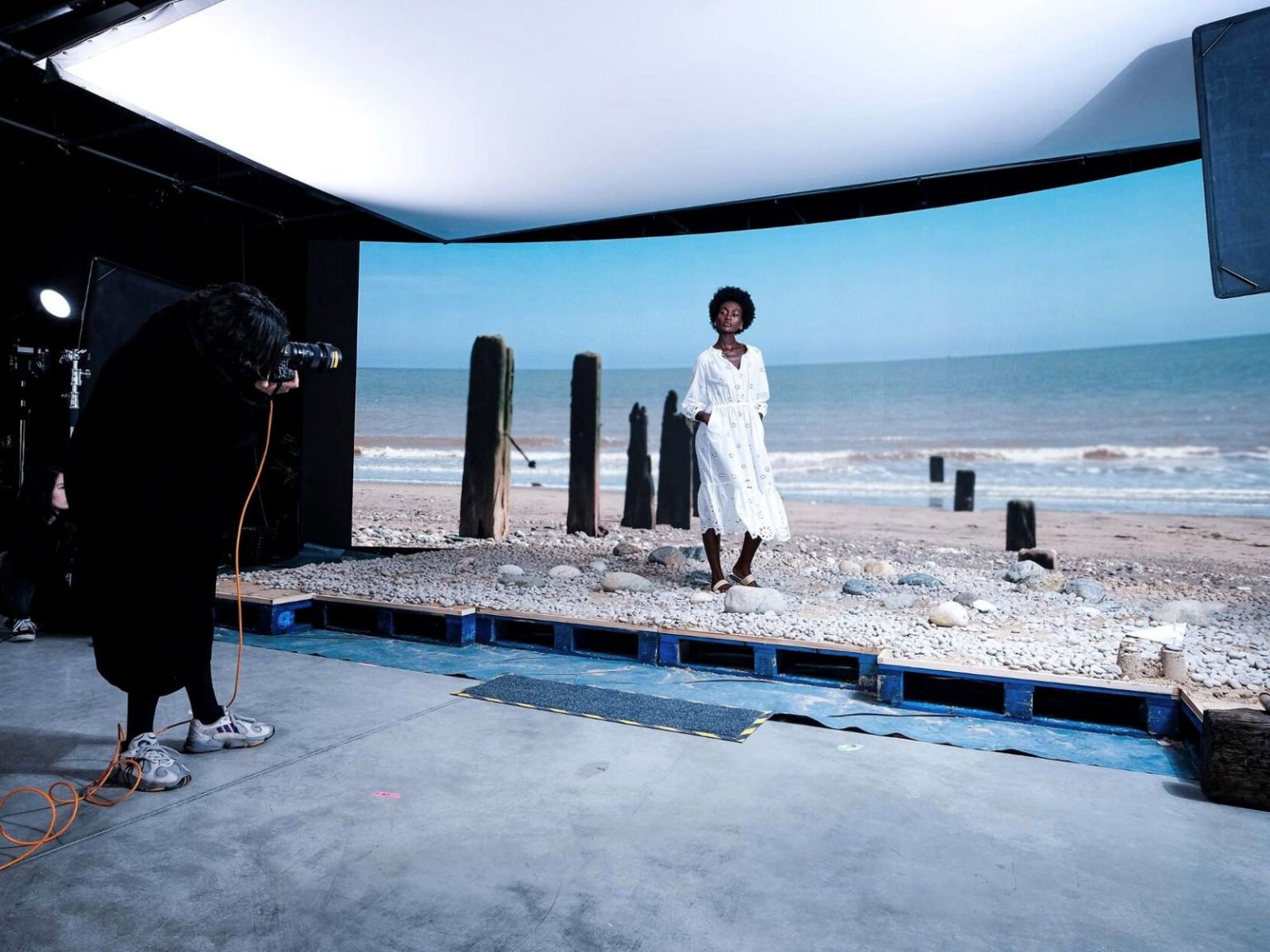 Virtual production used to bring beach to Birmingham in new Jaeger campaign