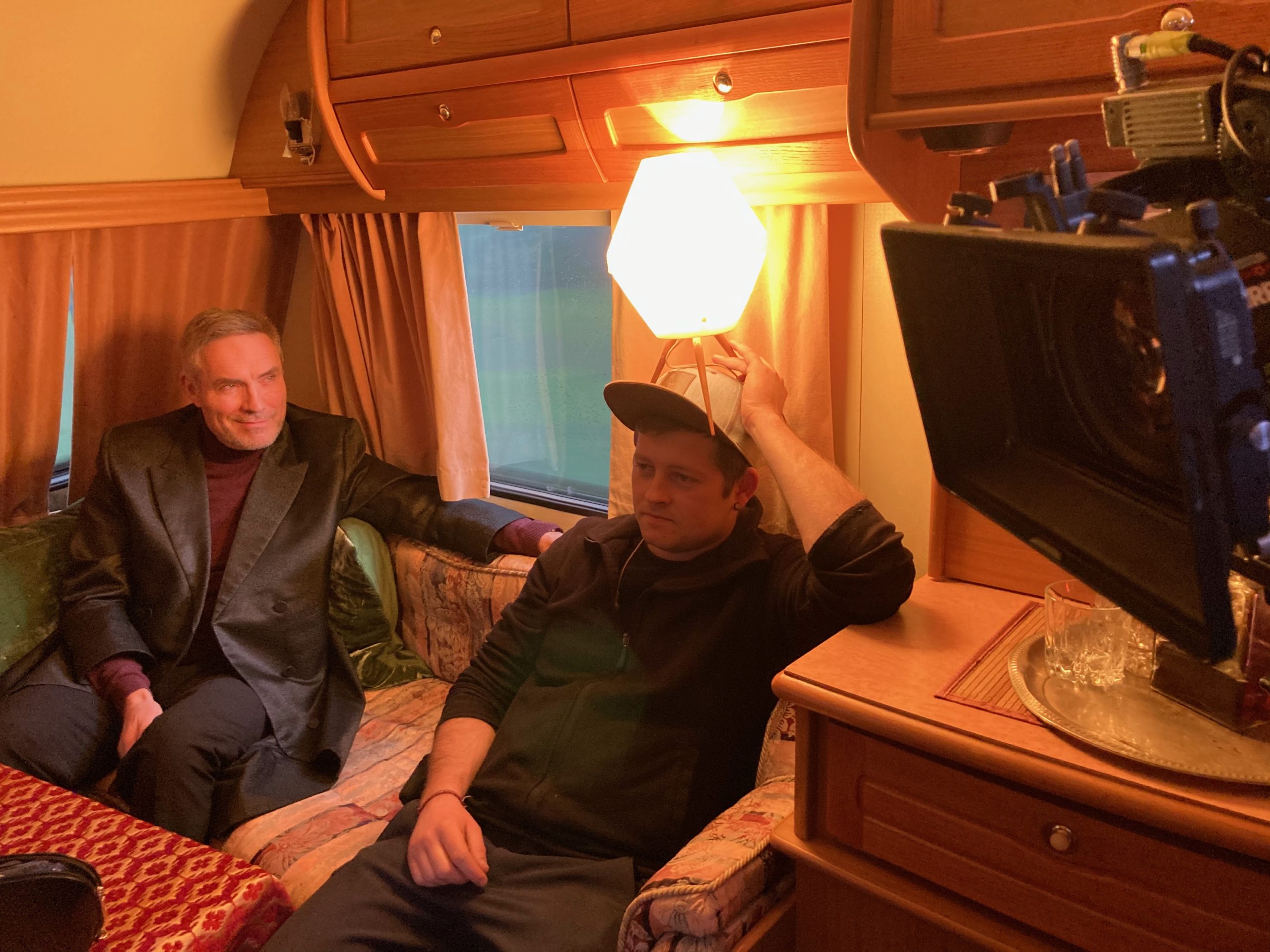 Gaffer-Peteris-Skujins-watched-by-actor-JURIS-ZAGARS-with-a-practical ...