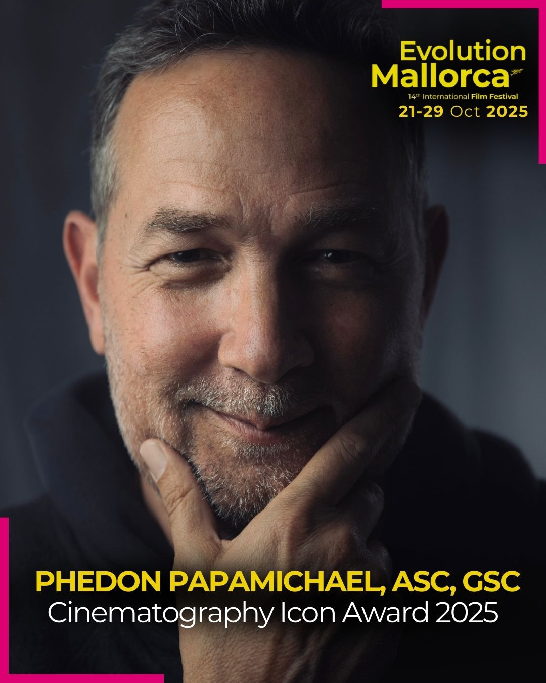 Phedon Papamichael ASC GSC to receive EMIFF Cinematography Icon Award ...