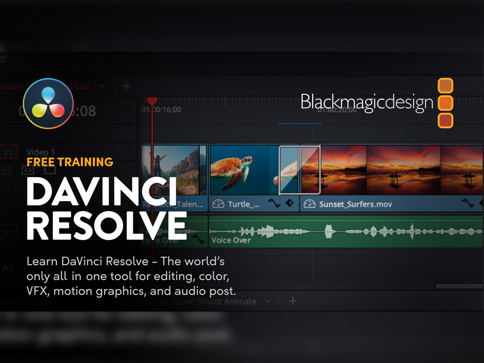 Blackmagic Design offers free DaVinci Resolve public training webinars